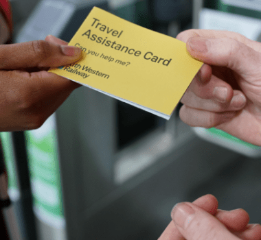 Travel Assistance Card | South Western Railway